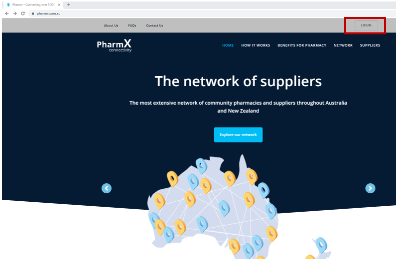 How to Log in to the PharmX Portal